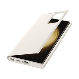 Samsung Smart View Wallet Case, Bookcover, Samsung, Galaxy S23 Ultra, Cream
