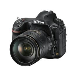 Nikon D850 Kit Spiegelreflexkamera, 45,7 Megapixel, 24-120 mm Objektiv (AF-S, ED, VC), Touchscreen Display, WLAN, Schwarz