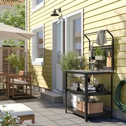 IKEA GRILLSKÄR Spüleneinheit mit Rückwand