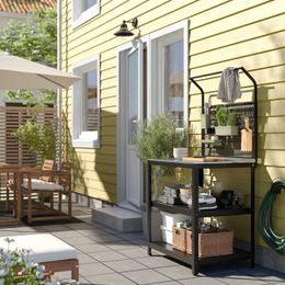 IKEA GRILLSKÄR Kücheninsel mit Rückwand