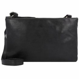 Green Burry Greenburry Soft Umhängetasche Leder 25 cm black