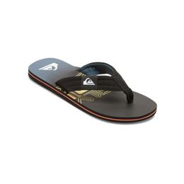 Quiksilver Sandale »Molokai Layback« Black/Black/Yellow 8(41) 8(41) Material: Canvasobermaterial aus Baumwolle