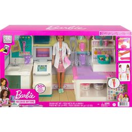 Barbie "Gute Besserung" Krankenstation Spielset mit Puppe Mehrfarbig