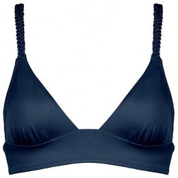 watercult - Women's Makramé Love Bikini Top 7039 - Bikini-Top Gr 36 - Cup: B blau