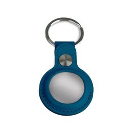 Light Solutions Airtag Key ring - Leather - Navy blue