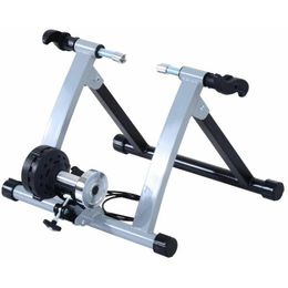 Bc-elec - 5661-0017 rollentrainer heimtrainer fahrrad mit magnetbremse hometrainer - Weiss