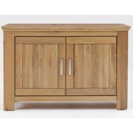 58 aufm Kessel Anrichte Teilmassiv Iantha 100x85x47 Sideboard Wildeiche natur geölt 20094