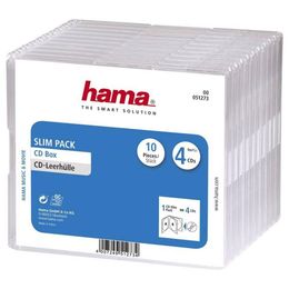 Hama CD-Hülle CD Leerhüllen SlimPack 4 CDs