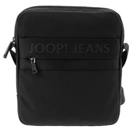 JOOP! Joop Jeans Umhängetasche modica milo shoulderbag xsvz, mit Reißverschluss-Rückfach, schwarz