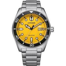 Solaruhr Citizen "AW1760-81Z" Armbanduhren gelb (silberfarben) Herren Solaruhren