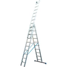 Krause Doppelleiter "STABILO" Leitern Gr. B/H: 50 cm x 300 cm, silberfarben Leitern