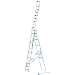 Krause Doppelleiter "STABILO" Leitern Gr. B/H: 50 cm x 410 cm, silberfarben Leitern