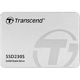 Transcend SSD230S 2TB interne SSD (2 TB) 2,5" 560 MB/S Lesegeschwindigkeit, 520 MB/S Schreibgeschwindigkeit, silberfarben