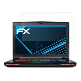 atFoliX Schutzfolie Displayschutz für MSI GT72S Tobii, (2 Folien), Ultraklar und hartbeschichtet, weiß