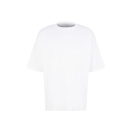 Tom Tailor Denim Herren Oversized T-Shirt, weiß, Uni, Gr. XL
