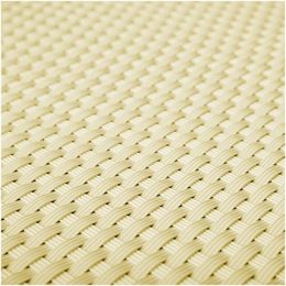 HAAGA Balkonblende 0,9m Br. (Meterware) Sichtschutz aus PE-Rattan beige