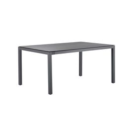 solpuri Classic Dining Tisch 220x100 cm Aluminium Höhe 75 cm Teak/Anthracite Dekton/Aluminium