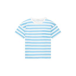 Tom Tailor Mädchen Gestreiftes T-Shirt, weiß, Streifenmuster, Gr. 152