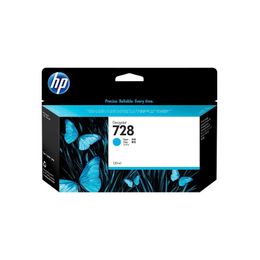 HP 728 / F9J67A - Cyan Ink - Tintenpatrone Farbebasiertes Blau