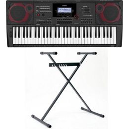 Casio Home-Keyboard CT-X5000 (Set), inklusive Keyboardstativ, schwarz