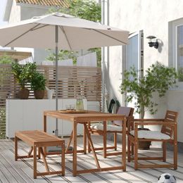IKEA NÄMMARÖ Tisch+2 Stühle+Bank/außen