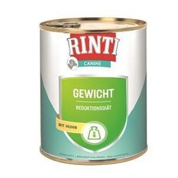 Rinti Canine Gewicht mit Huhn 6 x 800g Diät-Alleinfuttermittel