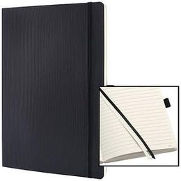 Sigel Notizbuch Conceptum® ca. DIN A4 liniert, schwarz Softcover 194 Seiten