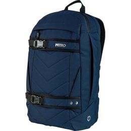 Nitro Laptoprucksack Aerial, Schulrucksack, Daypack, Schoolbag, Sportrucksack, blau