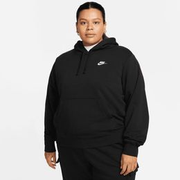 Nike Sportswear Große Größen: Kapuzensweatshirt, schwarz-weiß, Gr.48/50