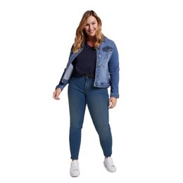 Tom Tailor Große Größen: Skinny Jeans mit Bauch-Shaping-Effekt, blue Denim, Gr.52