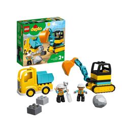 Lego 10931 Bagger und Laster Bausatz, Mehrfarbig