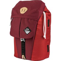 Nitro Laptoprucksack Cypress, Schulrucksack, Daypack, Schoolbag, Sportrucksack, rot