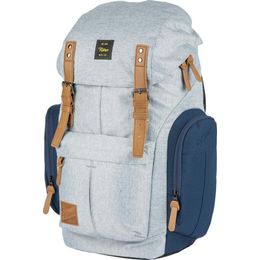 Nitro Freizeitrucksack Daypacker, mit Laptopfach, Schulrucksack, Wanderrucksack oder Streetpack, grau