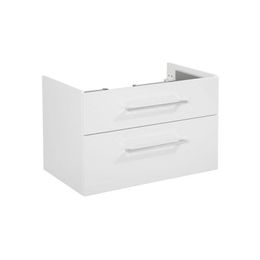 Hype 3.0 Waschtischunterschrank 80 cm, Weiß, 2 Schubladen-83223 - Fackelmann