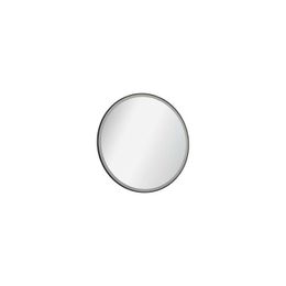 Fackelmann New york Spiegel mit LED-Beleuchtung – Badspiegel mit Beleuchtung rund (60,5 x 60,5 x 2,6 cm) – beleuchteter Spiegel Bad hängend mit Rahmen