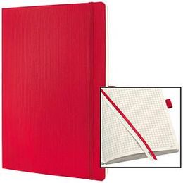 Sigel Notizbuch Conceptum® ca. DIN A4 kariert, rot Softcover 194 Seiten