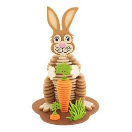 buttinette Filz-Bausatz "Hase", braun