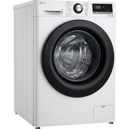 LG Waschmaschine F4WV4085, 8 kg, 1400 U/min, weiß