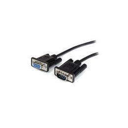 StarTech.com Serielles Verl&auml;ngerungskabel D-SUB 9-Pin Stecker - D-SUB 9-Pin Buchse 1m Schwarz - MXT1001MBK