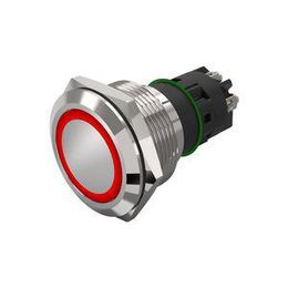 EAO Leuchtdruckschalter Tastend 1 Wechsler LED Rot / Gr&uuml;n Kreis Schraubklemme - 82-6152.11A4