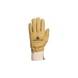 DELTA PLUS Schutzhandschuhe, Leder, Handschuhgr&ouml;sse 9, Gelb - CBHV209