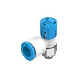 Festo Zuluft-Drossel-R&uuml;ckschlagventil, M5 / QS-6, 20kPa 1MPa, 100L/min - VFOE-LS-T-M5-Q6