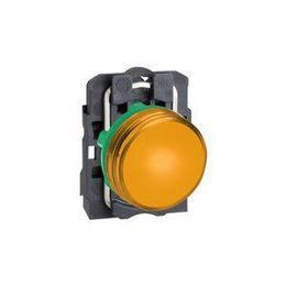 Schneider Electric Leuchtmelder orange Komplettgerät, Kunststoff, Ø22mm, 24VAC/DC, IP69(K) 24V Orange - XB5AVB5
