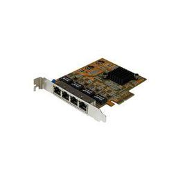 StarTech.com PCI Express Gigabit-Adapternetzwerkkarte, 4x RJ45 10/100/1000, PCI-E x4 - ST1000SPEX43