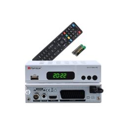 RED OPTICUM AX C100 silber Full HD DVB-C Receiver mit Aufnahmefunktion Kabel-Receiver (EPG