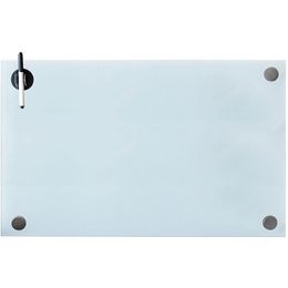 Whiteboard 100x60CM Memoboard Weiß Magnettafel Pinnwand Glasmagnettafel - Melko