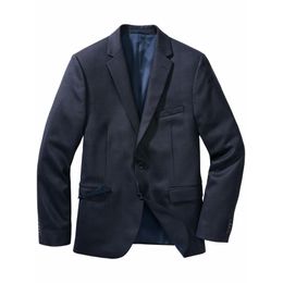 Mey & Edlich Herren Jacket Slim Fit Blau einfarbig
