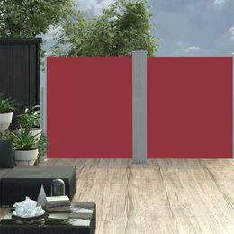 Ausziehbare Seitenmarkise 170 x 600 cm Rot FF48471DE