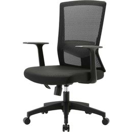 Sihoo - Bürostuhl Schreibtischstuhl, ergonomische S-förmige Rückenlehne, atmungsaktiv verstellbare Taillenstütze schwarz - black
