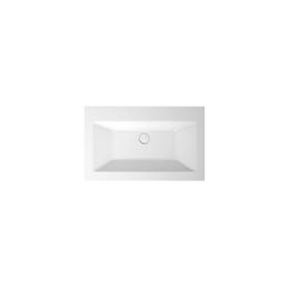 Loft Einbauwaschtisch ohne Hahnloch, A230 800 x 495 mm, Farbe: Weiß mit Glasur Plus - A230-000PW - Bette